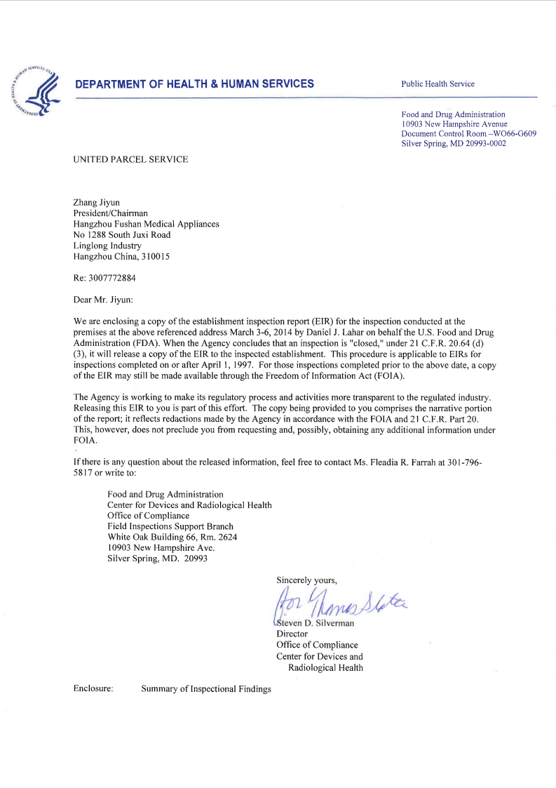 Hangzhou Fushan Medical Appliances Co., Ltd